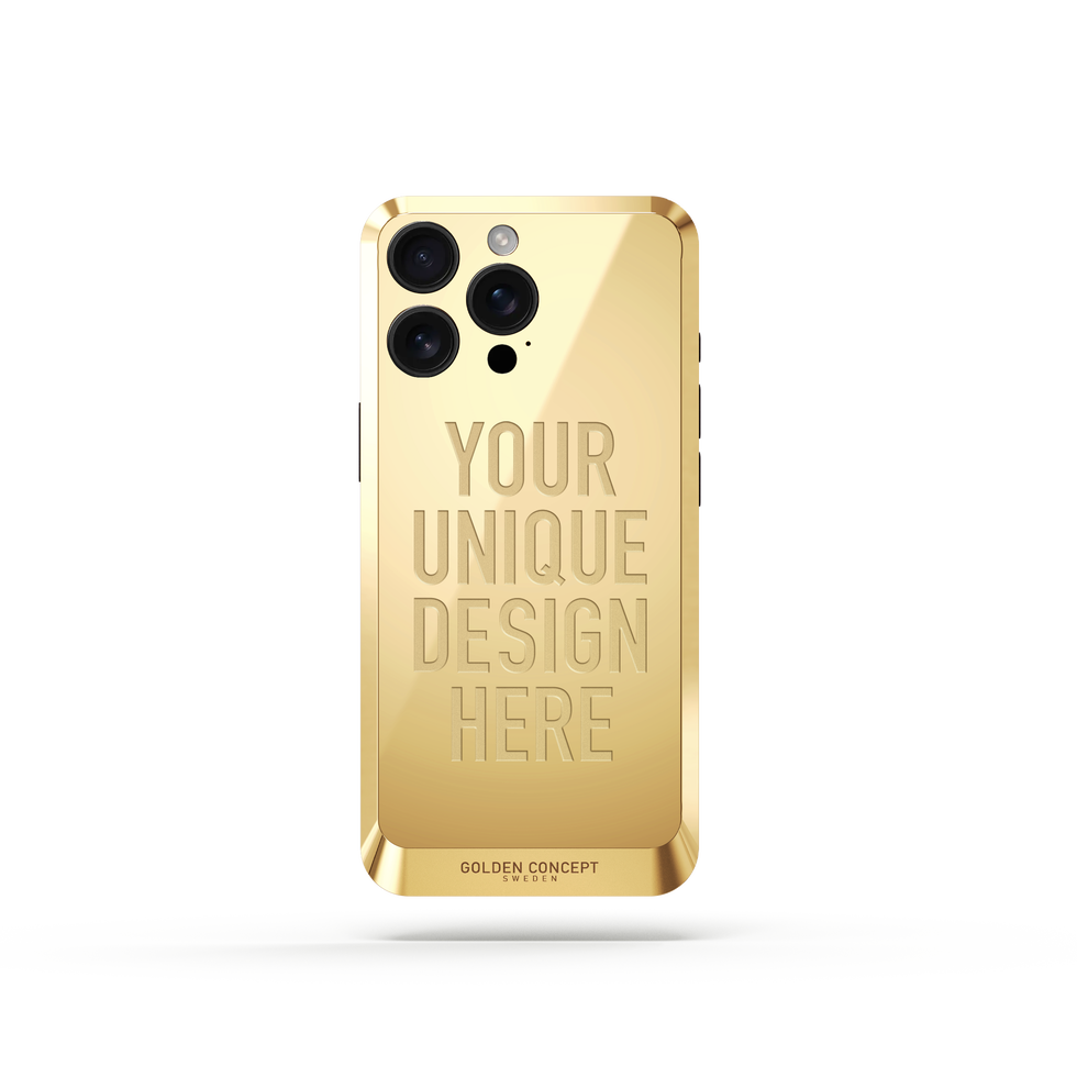 BESPOKE IPHONE CASE IN 18K GOLD & LUXURY FINISHES | GOLDEN CONCEPT