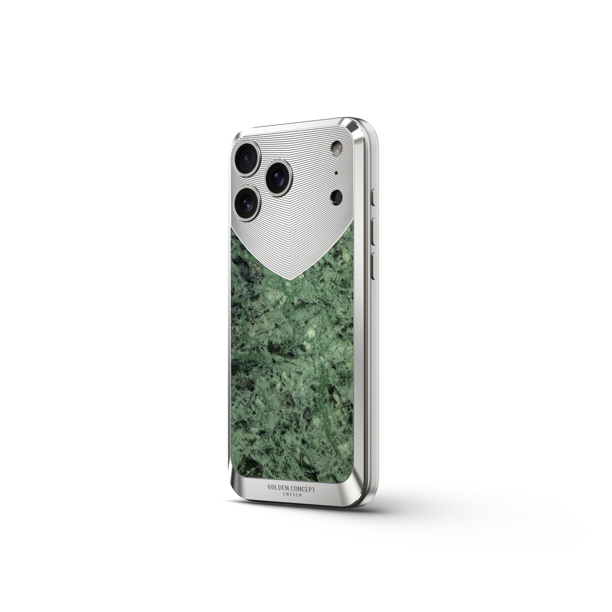 Verde Issorie Marble iPhone 17 Luxury Backplate | GOLDEN CONCEPT™