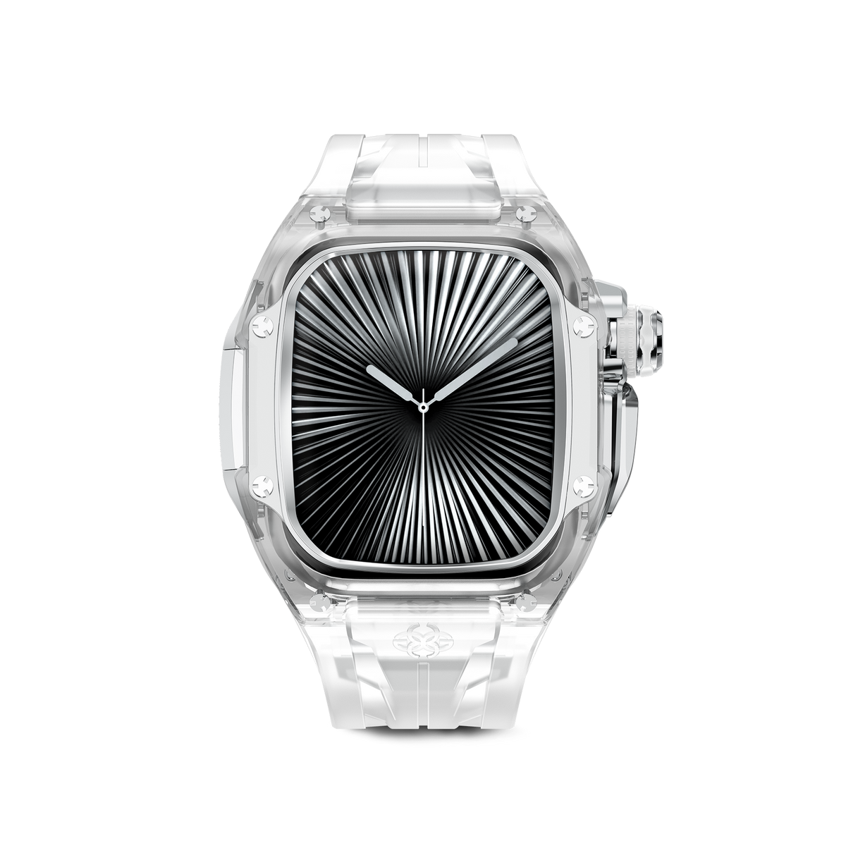 Crystal Steel Apple Watch Case for new Series 10 | Golden Concept ...